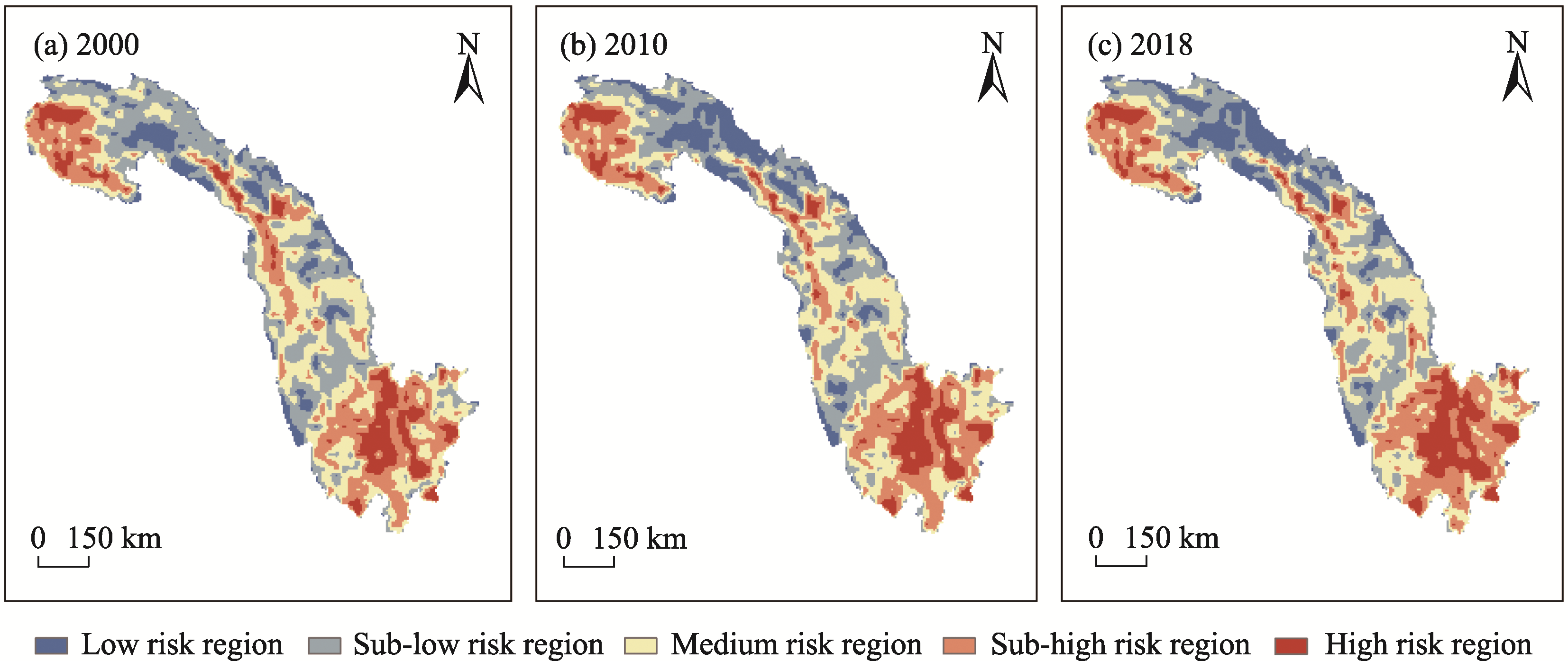 Spatial And Temporal Evolution And Correlation Analysis Of Landscape